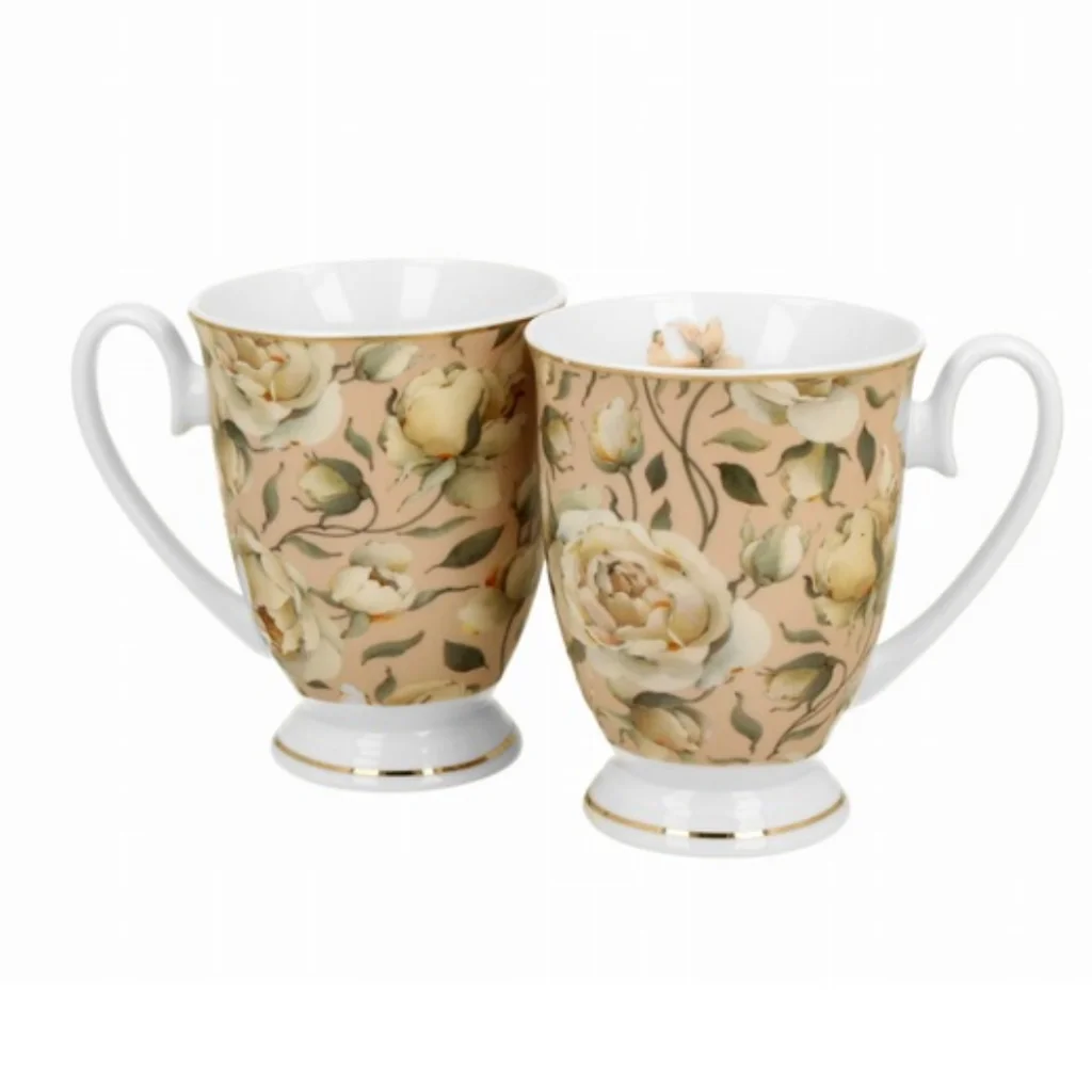 Комплект за чай English Roses Cream - подарък за жени | Neostyle.bg